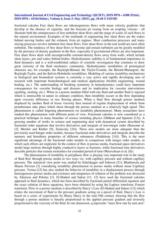 FRACTIONAL CALCULUS APPLIED IN SOLVING INSTABILITY PHENOMENON IN FLUID ...