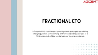 Fractional CTO for Startups: Key Responsibilities | PPT