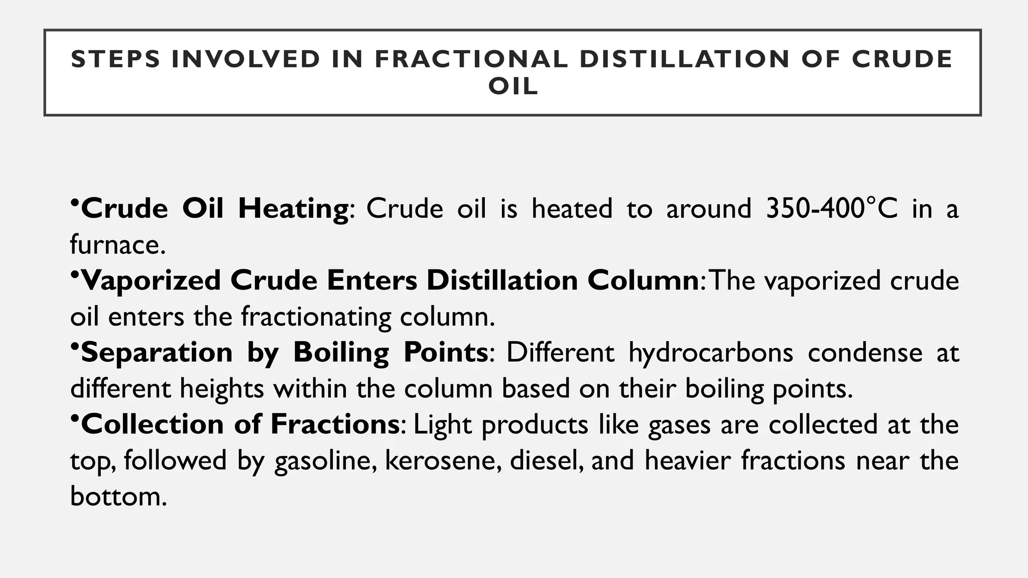 FRACTIONAL DISTILLATION-1.pptxhsbsnsjsjjwjwj | PPTX | Chemistry | Science
