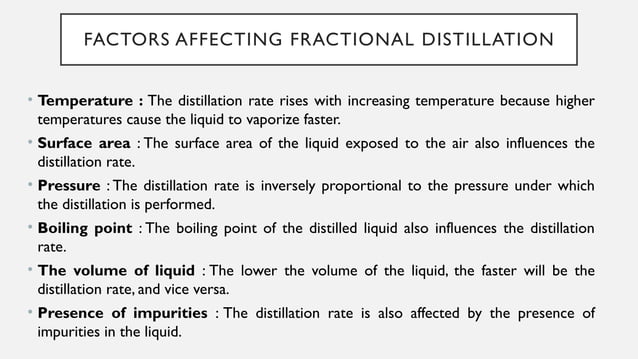 FRACTIONAL DISTILLATION-1.pptxhsbsnsjsjjwjwj | PPTX | Chemistry | Science