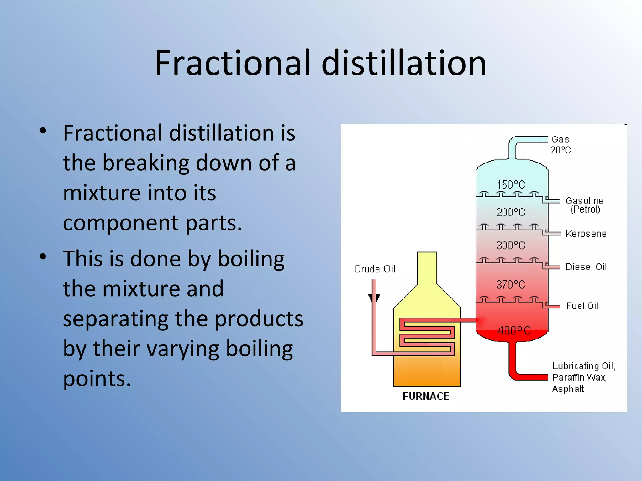 Fractional distillation | PPT