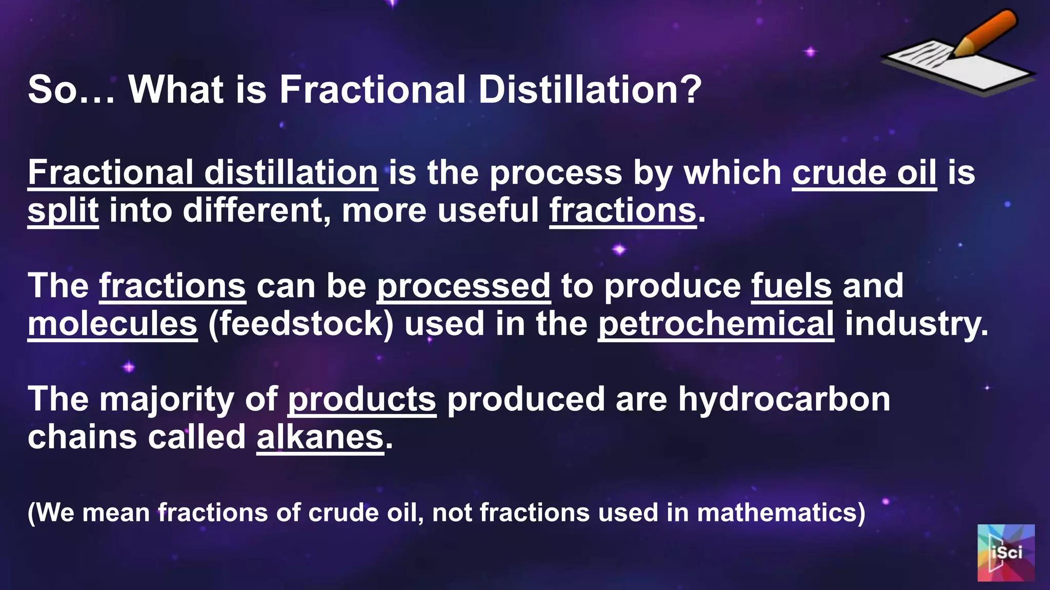 Fractional Distillation Lesson Resource | PPTX