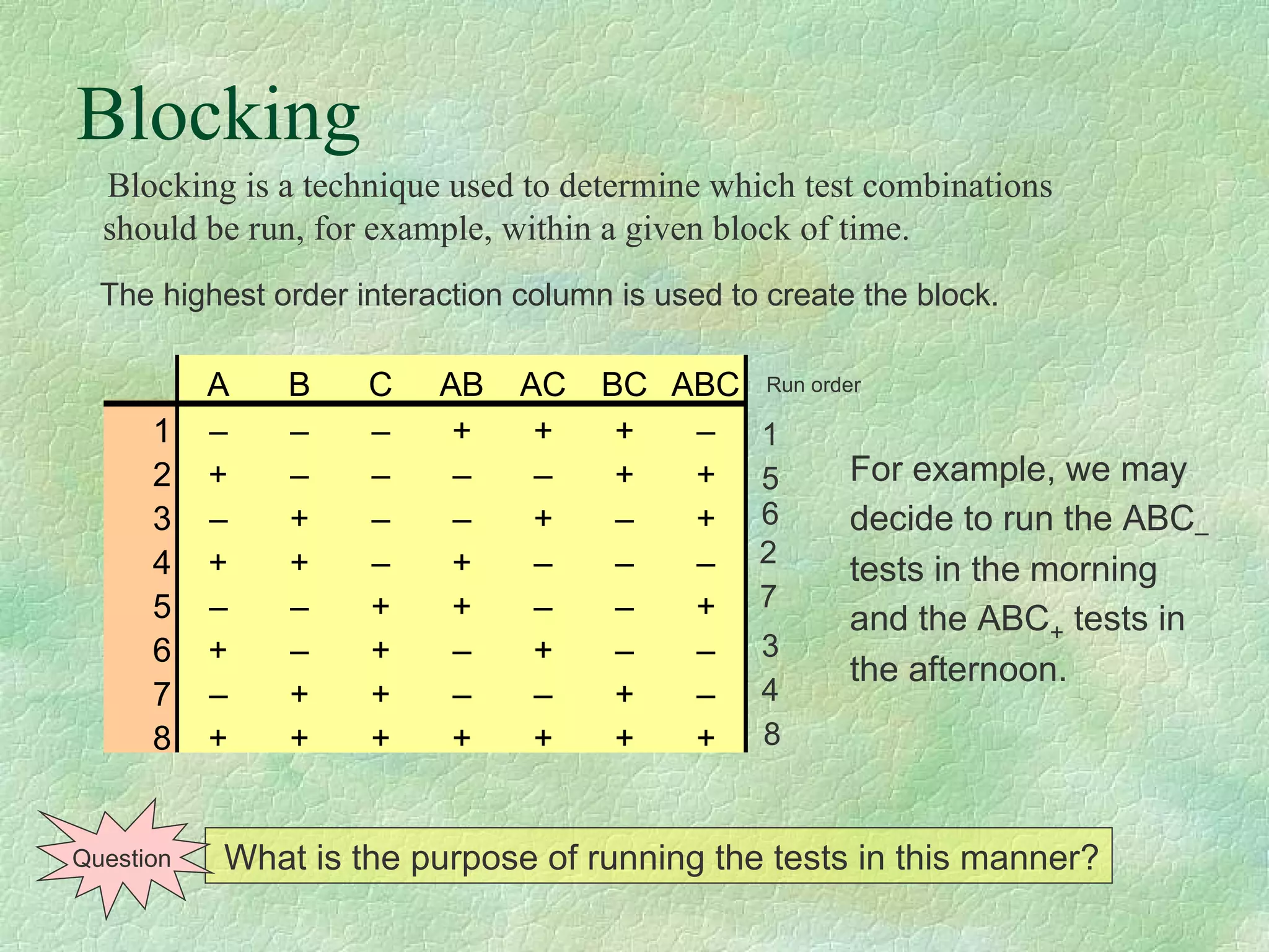 Fractional Factorial Designs | PPT