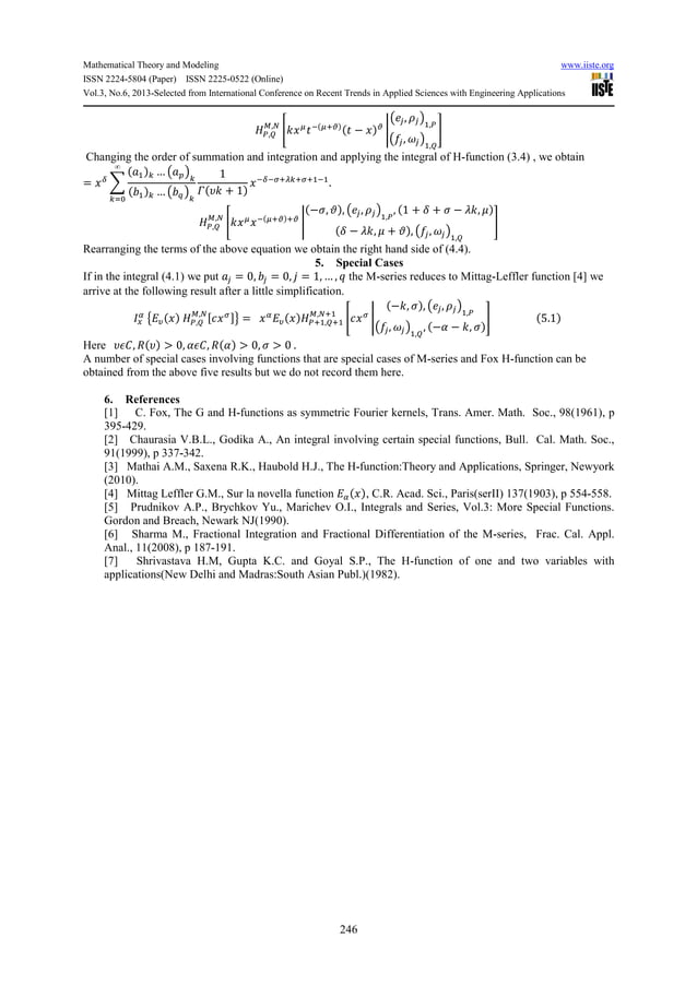 Fractional Integration And Fractional Differentiation Of The Product Of M Series And H Function