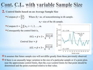 Fractional nonconforming (p – chart) | PPTX
