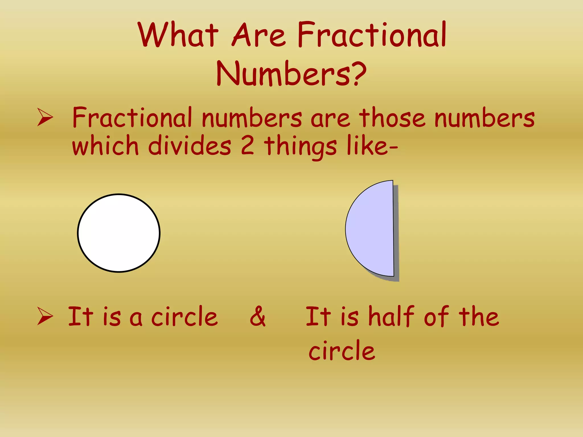 Fractional numbers | PPT