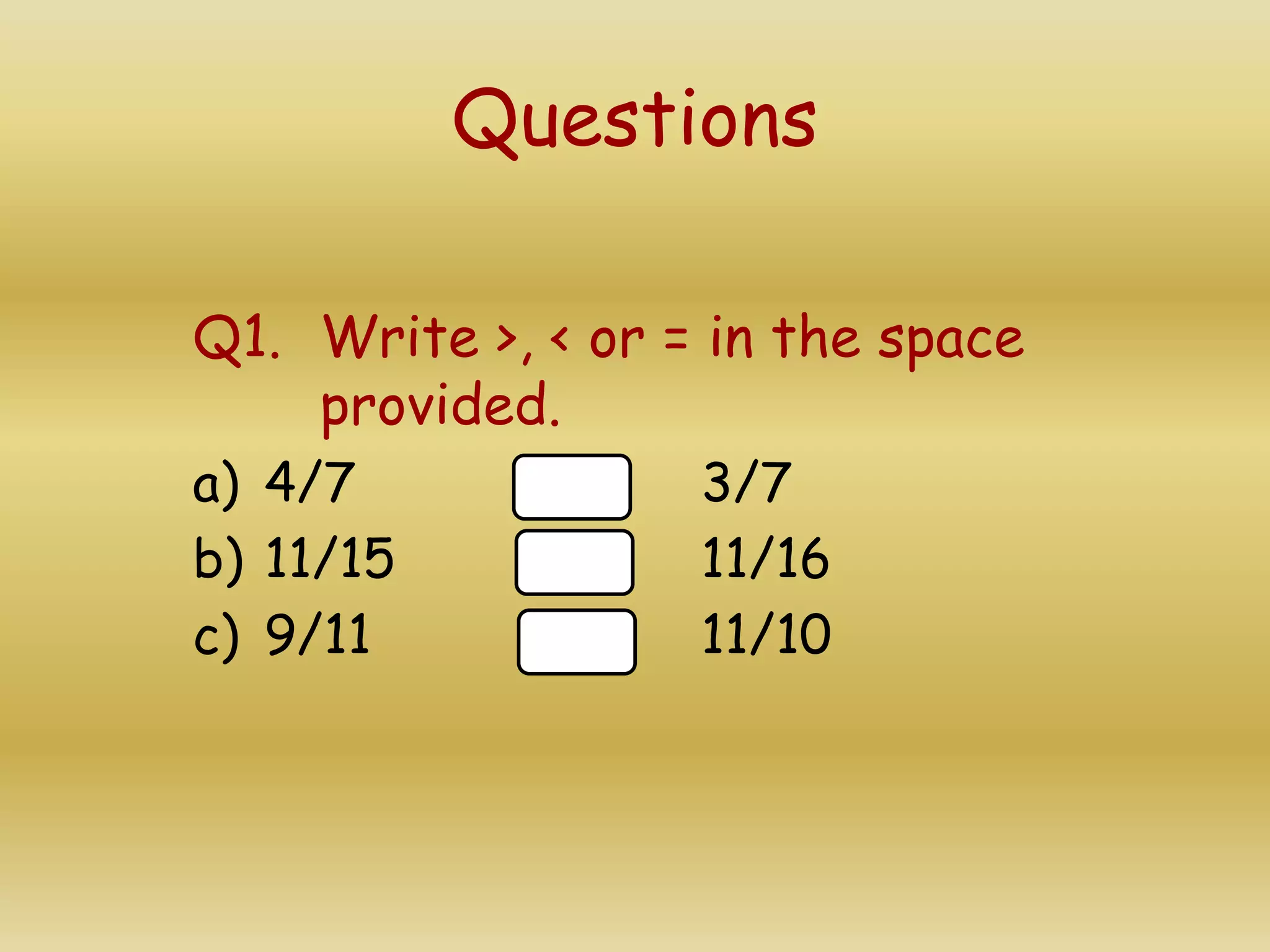 Fractional numbers | PPT