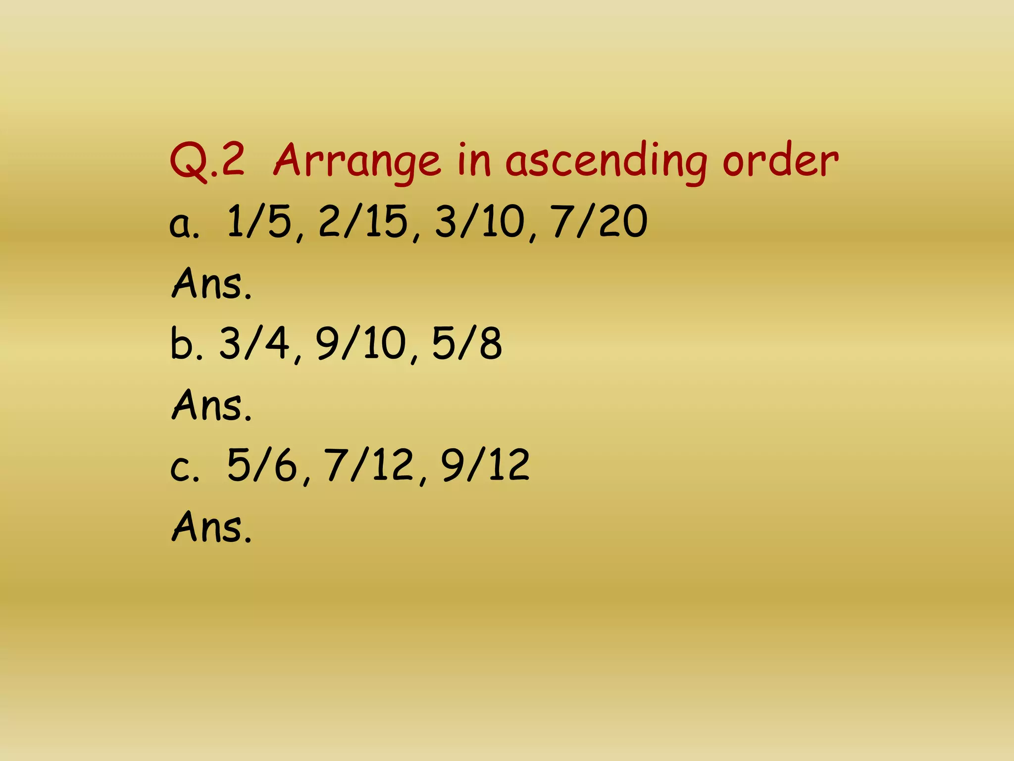 Fractional numbers | PPT
