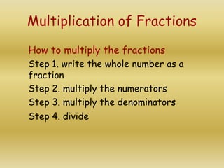 Fractional numbers | PPT