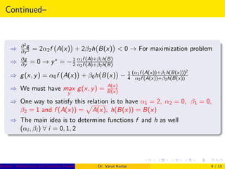 Fractional programming (A tool for optimization) | PPT