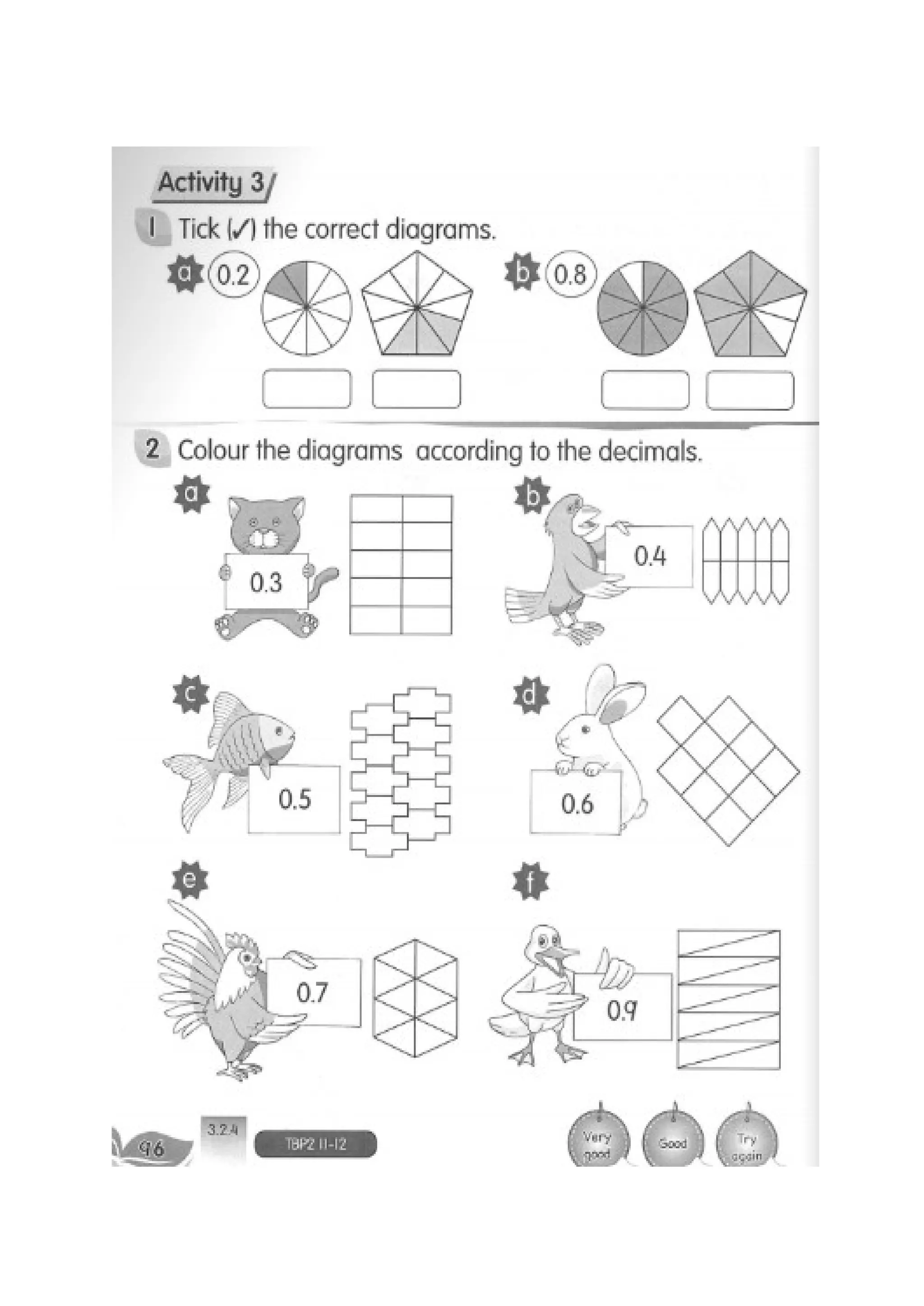 Year 3 : Exercise - fraction and decimals.docx