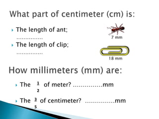 Fraction and lenght measurement | PPT