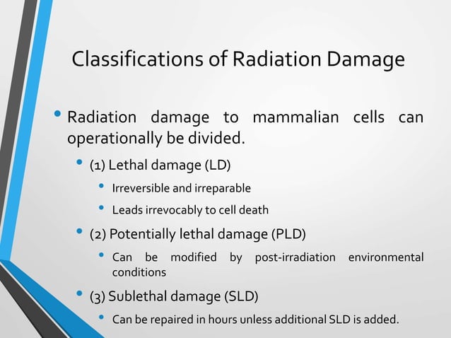 Fractionated radiation and dose rate effect | PPTX