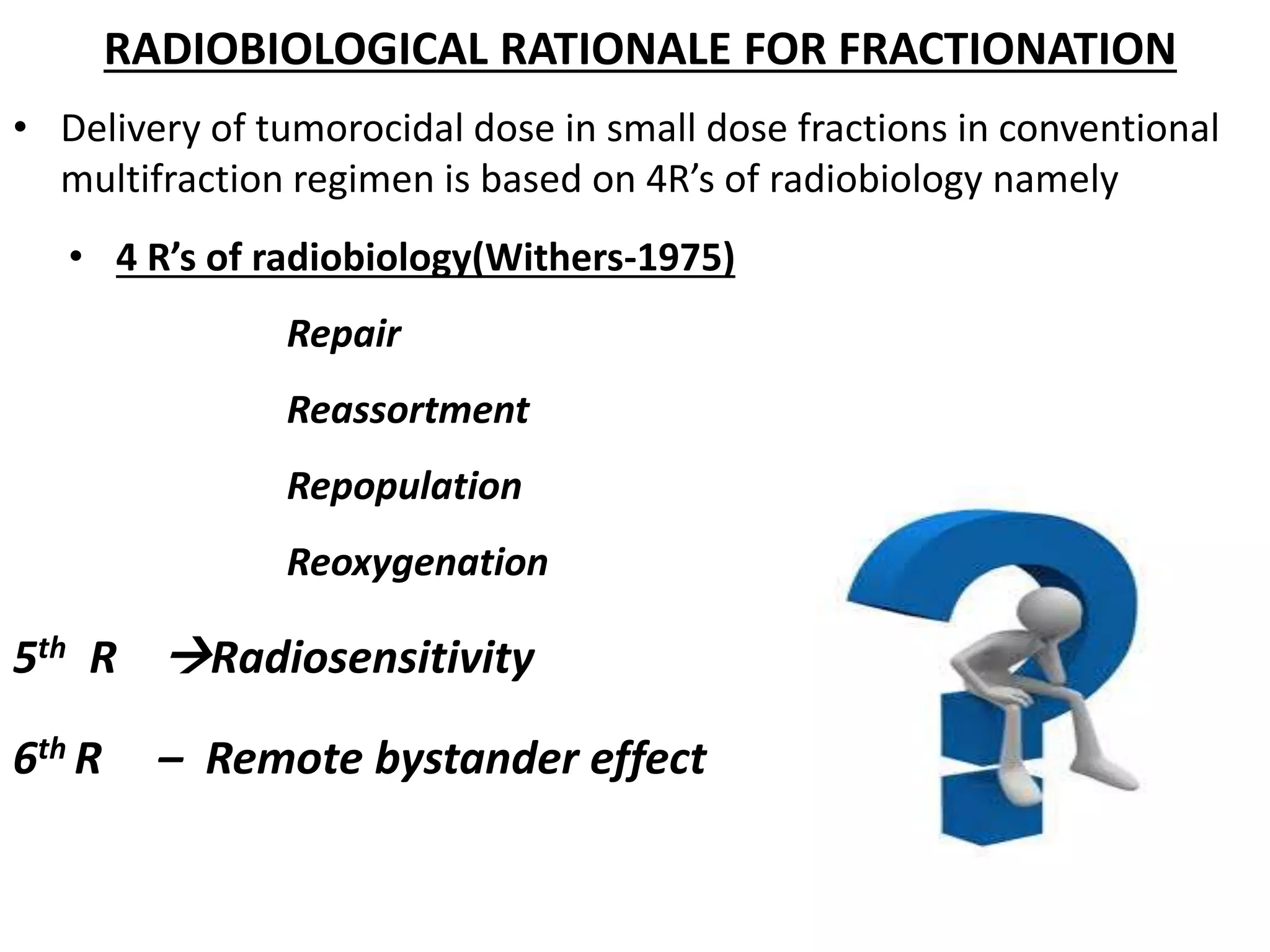 Fractionation in radiotherapy | PPTX