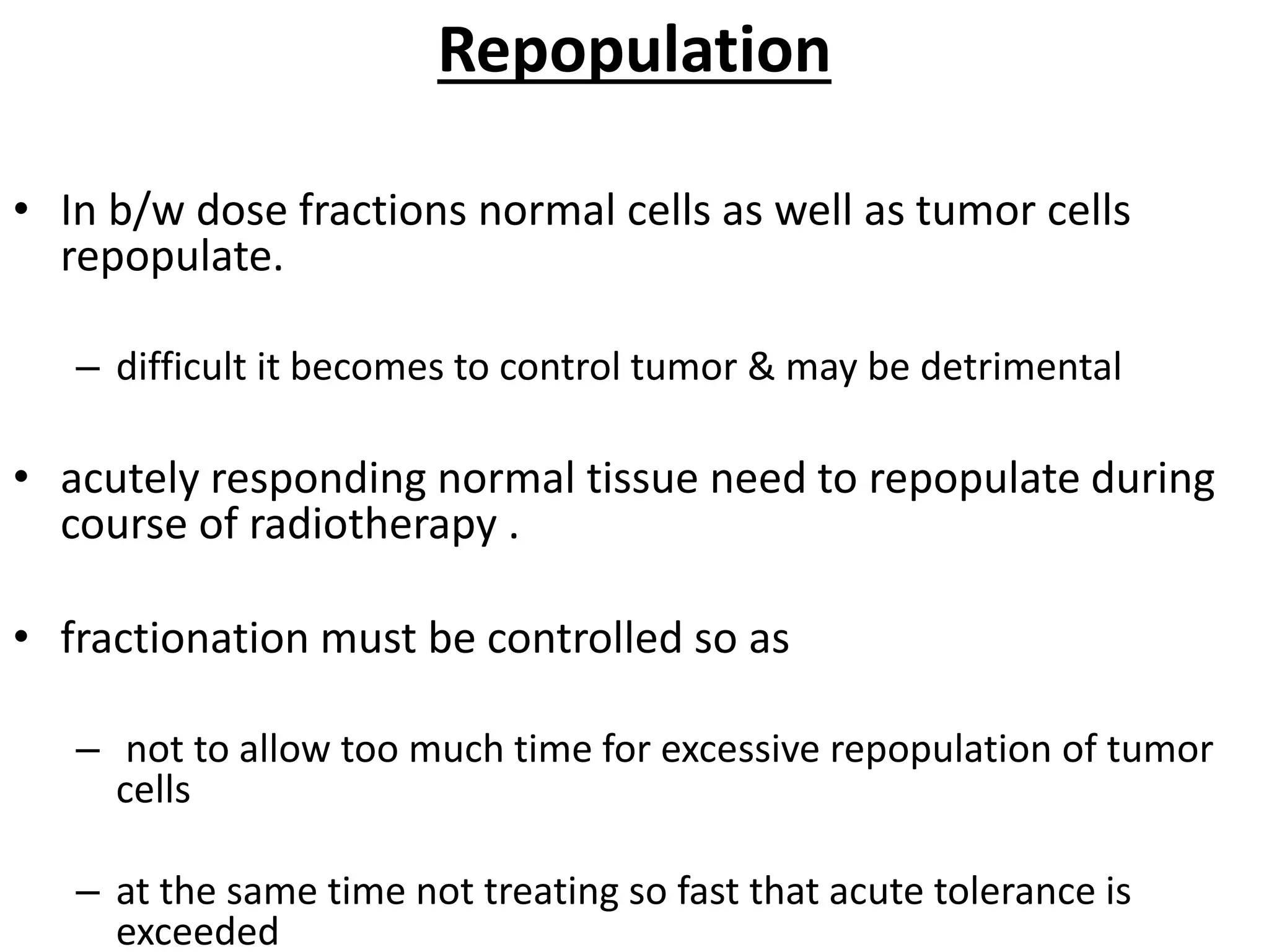 Fractionation in radiotherapy | PPTX