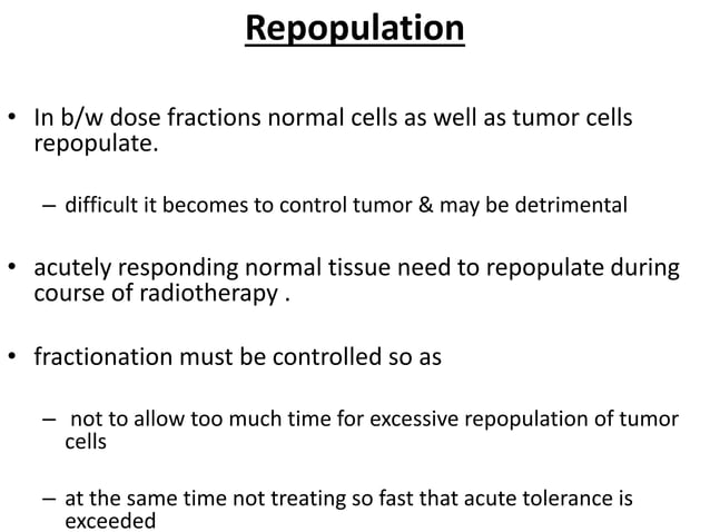 Fractionation in radiotherapy | PPTX
