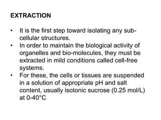 Cell Organelle Fractionation | PPTX