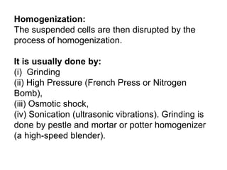 Cell Organelle Fractionation | PPTX