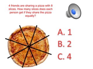 Food Fractions Game | PPTX | Desserts and Baking | Food & Drink