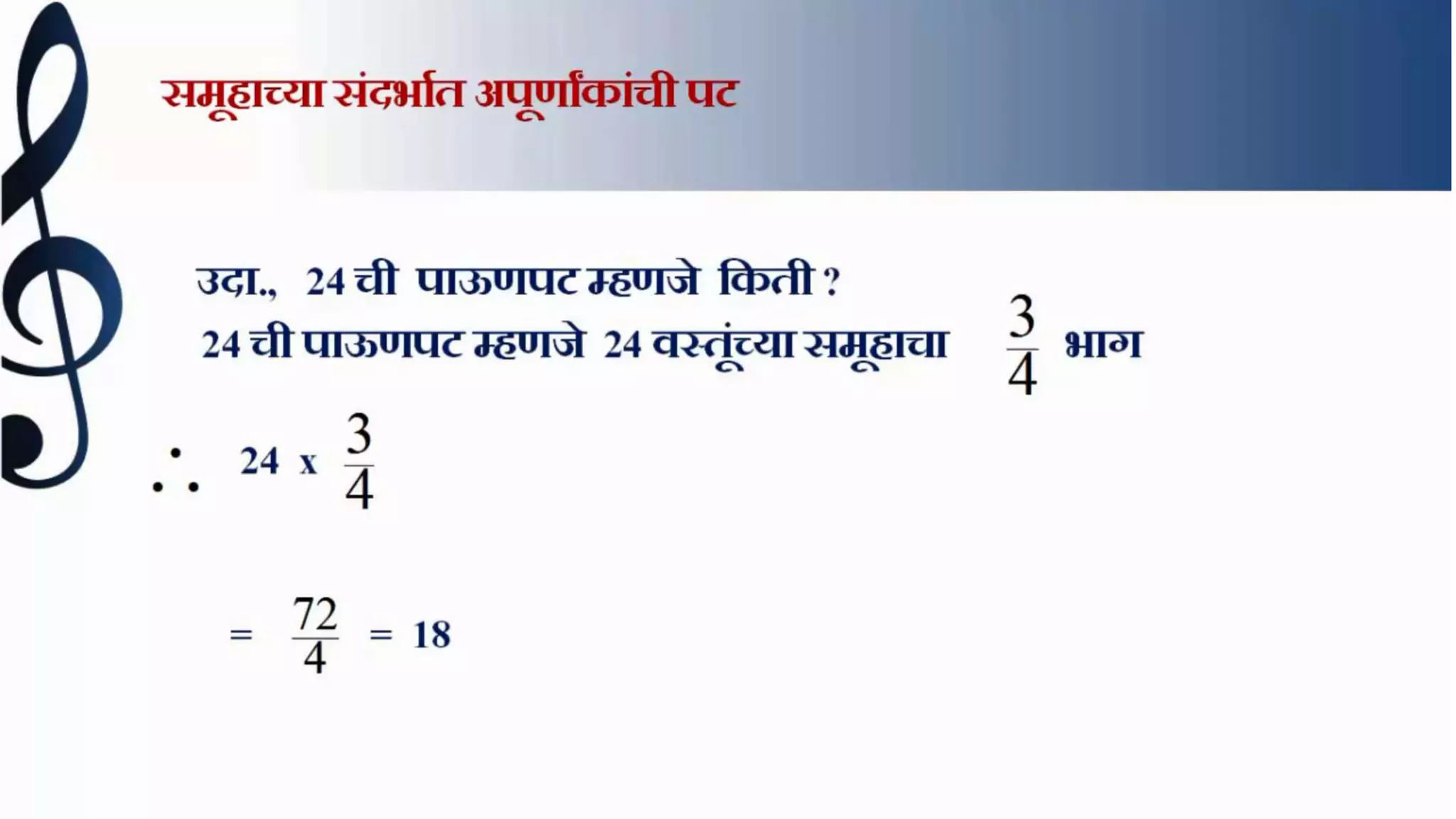 Fraction in marathi | PPTX