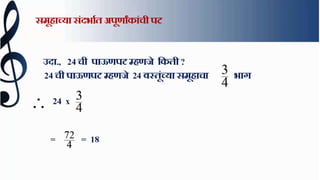 Fraction in marathi | PPTX