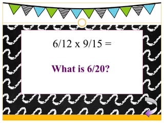 Operations with Fraction Jeopardy | PPTX