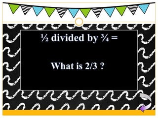 Operations with Fraction Jeopardy | PPTX