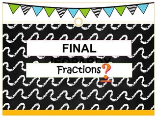 Operations with Fraction Jeopardy | PPTX