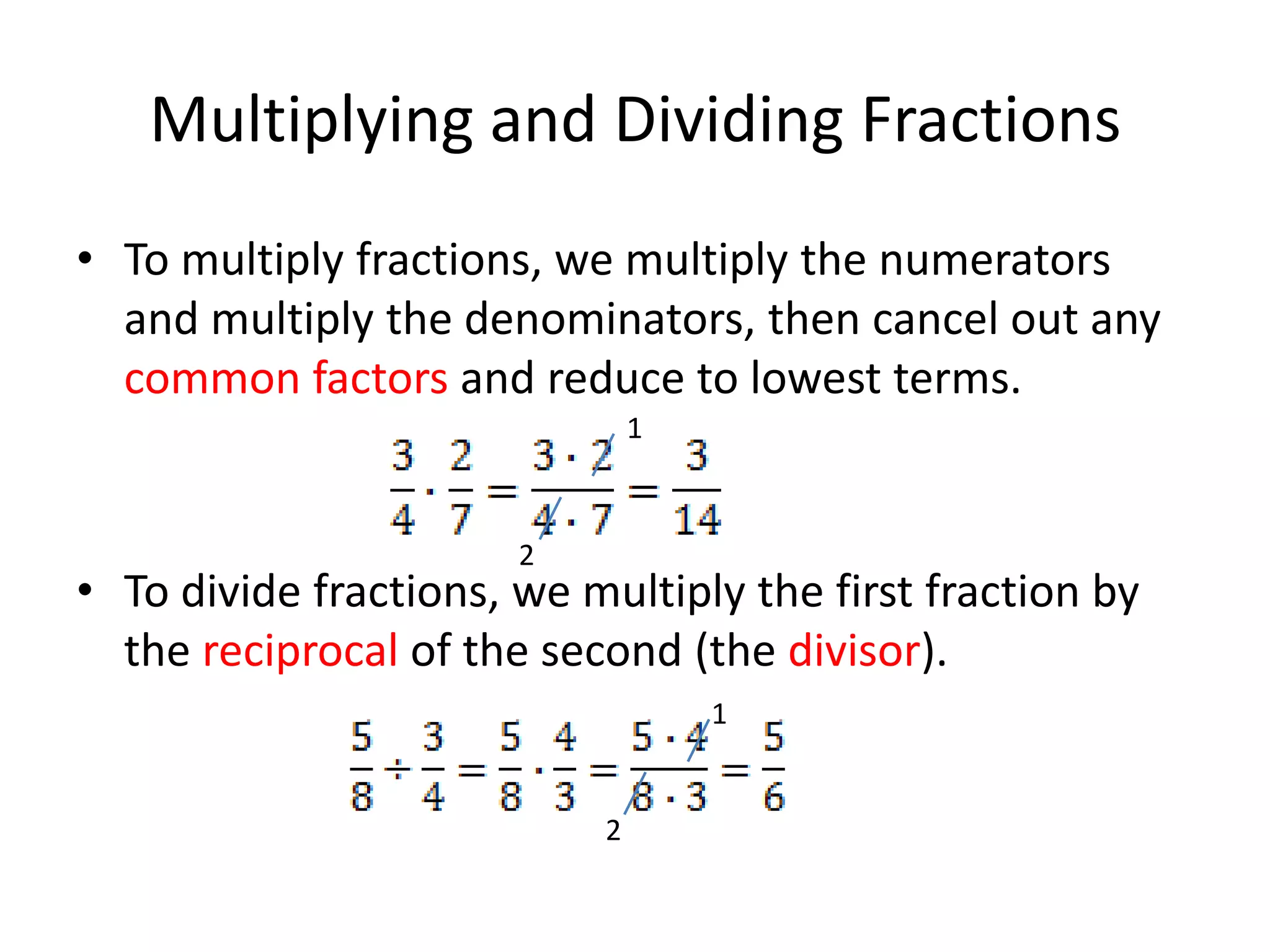 Fraction Overview | PPTX