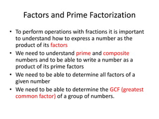 Fraction Overview | PPTX