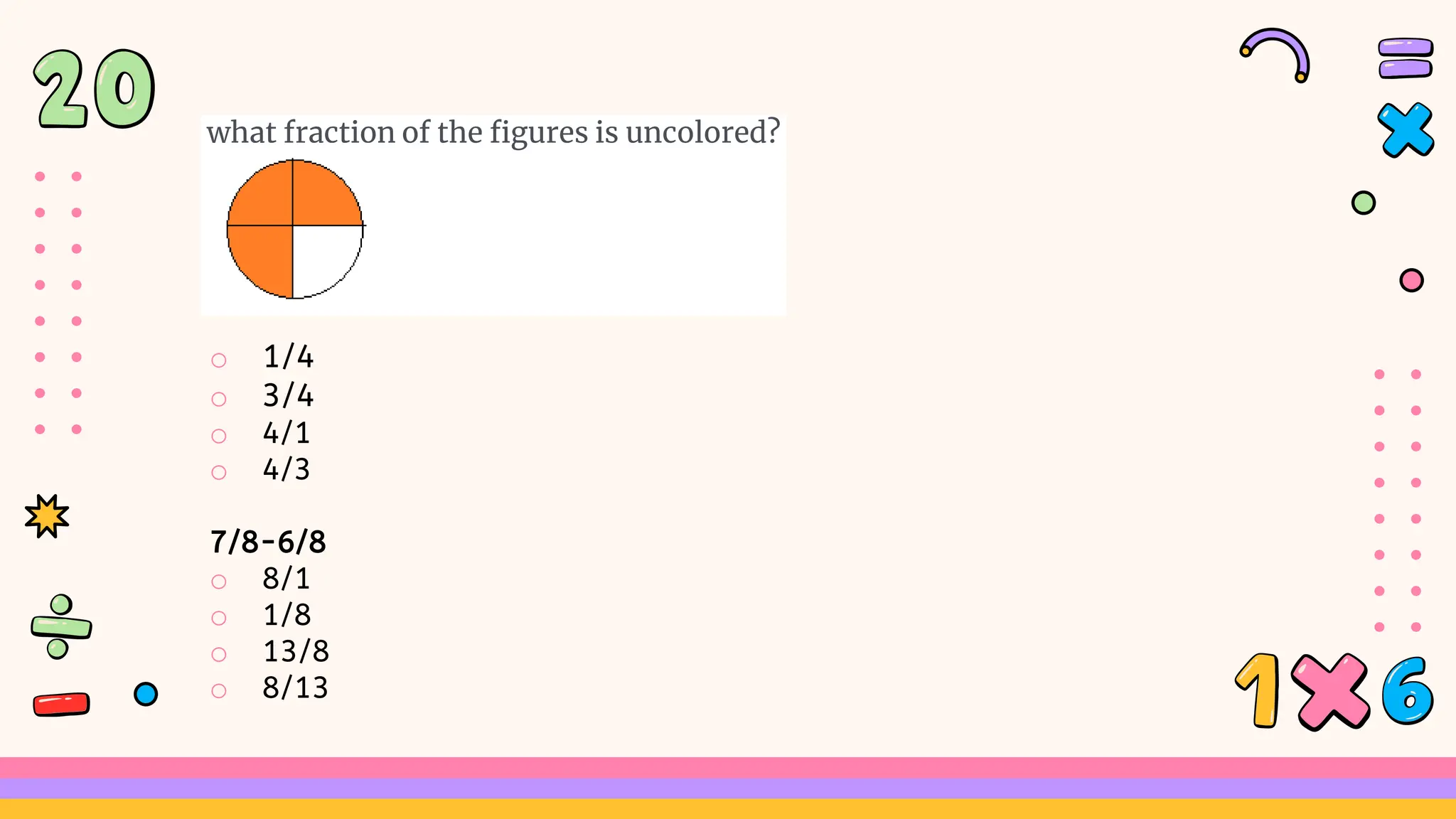 Creative Fraction ppt for kids for education .pptx