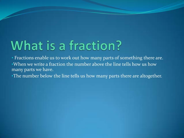 Fractions | PPT