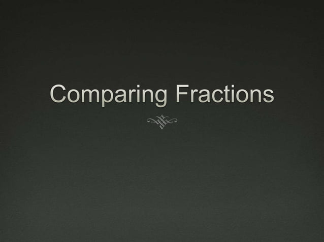 Fractions | PPTX