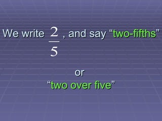 Fractions | PPT