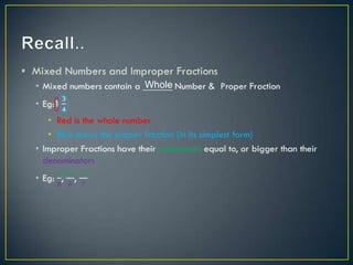 Fractions | PPTX | Physics | Science