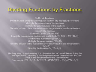 Fractions | PPTX