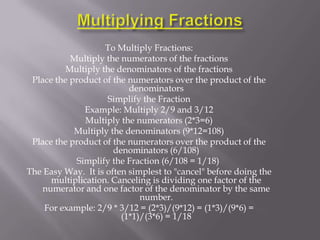 Fractions | PPTX