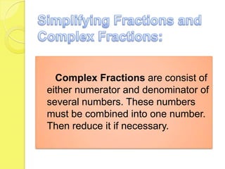 Fractions (for Demonstration Teaching) | PPTX
