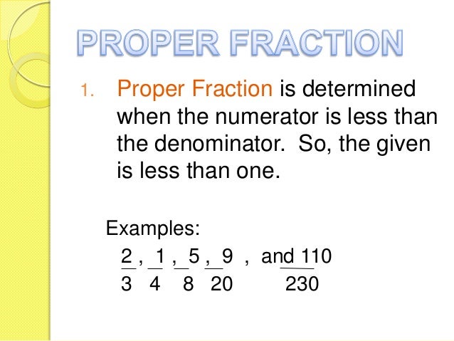 Fractions (for Demonstration Teaching)