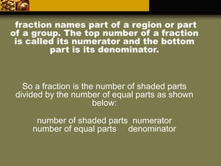 Fractions | PPT | Food & Drink