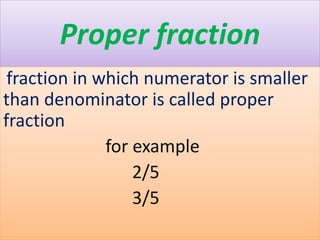 Fractions | PPTX