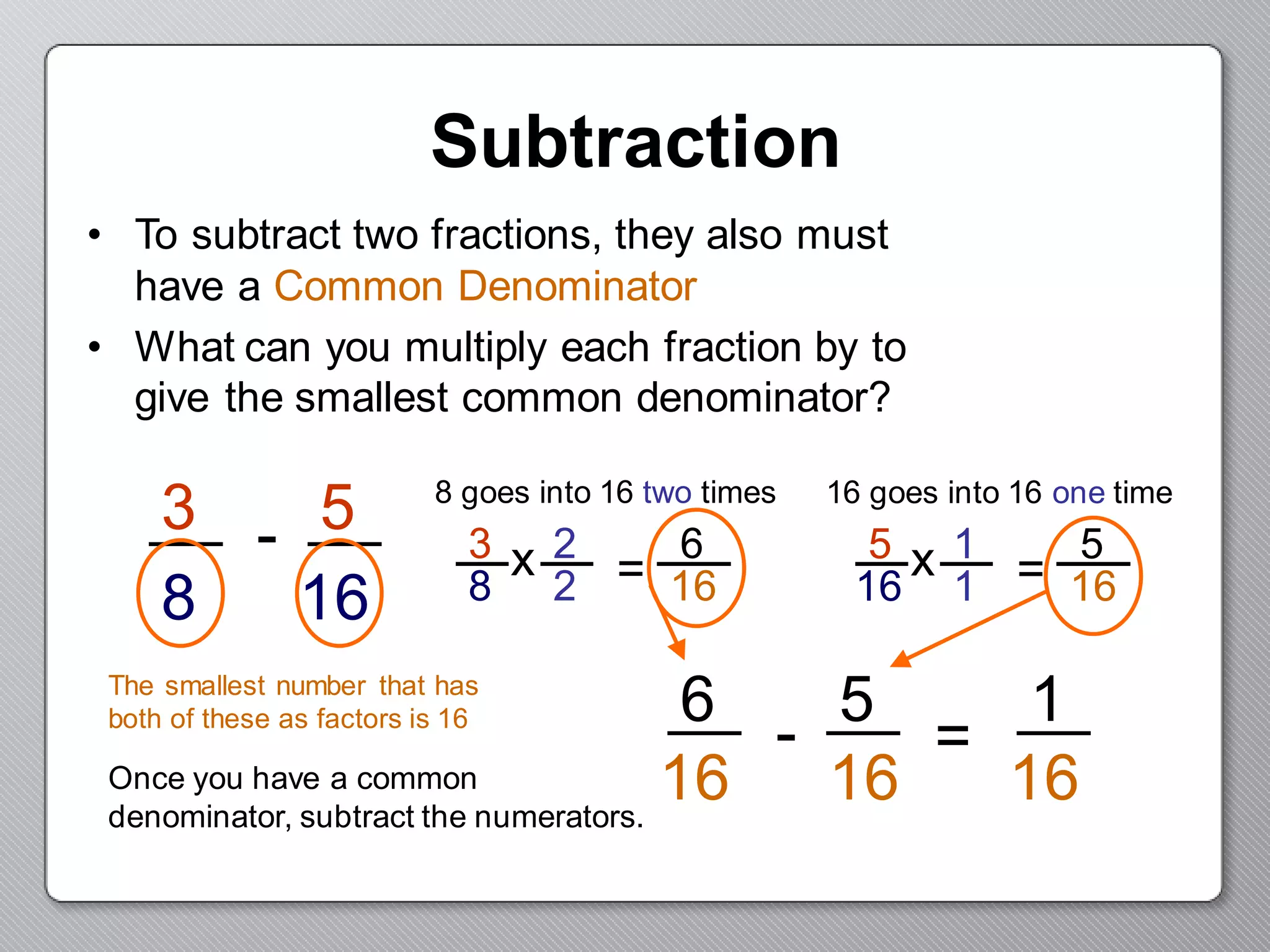 Fractions | PDF