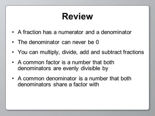 Fractions | PPT