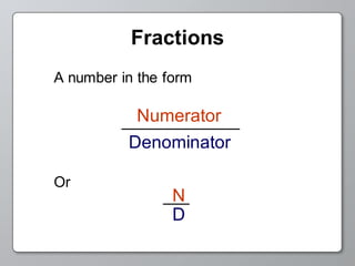 Fractions | PPT
