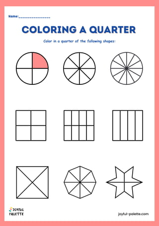 Fun Fractions Worksheets for Elementary School Children | PDF