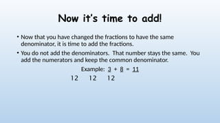 Fractions---Adding-and-subtracting-different-denominator.pptx