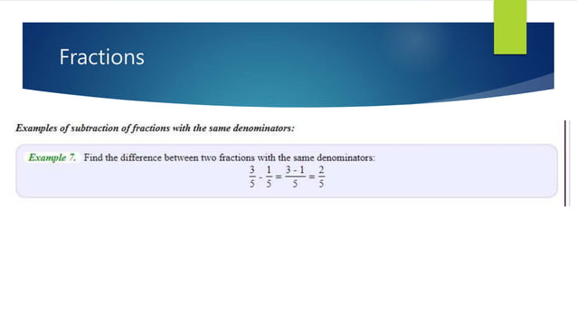 Fractions | PPT
