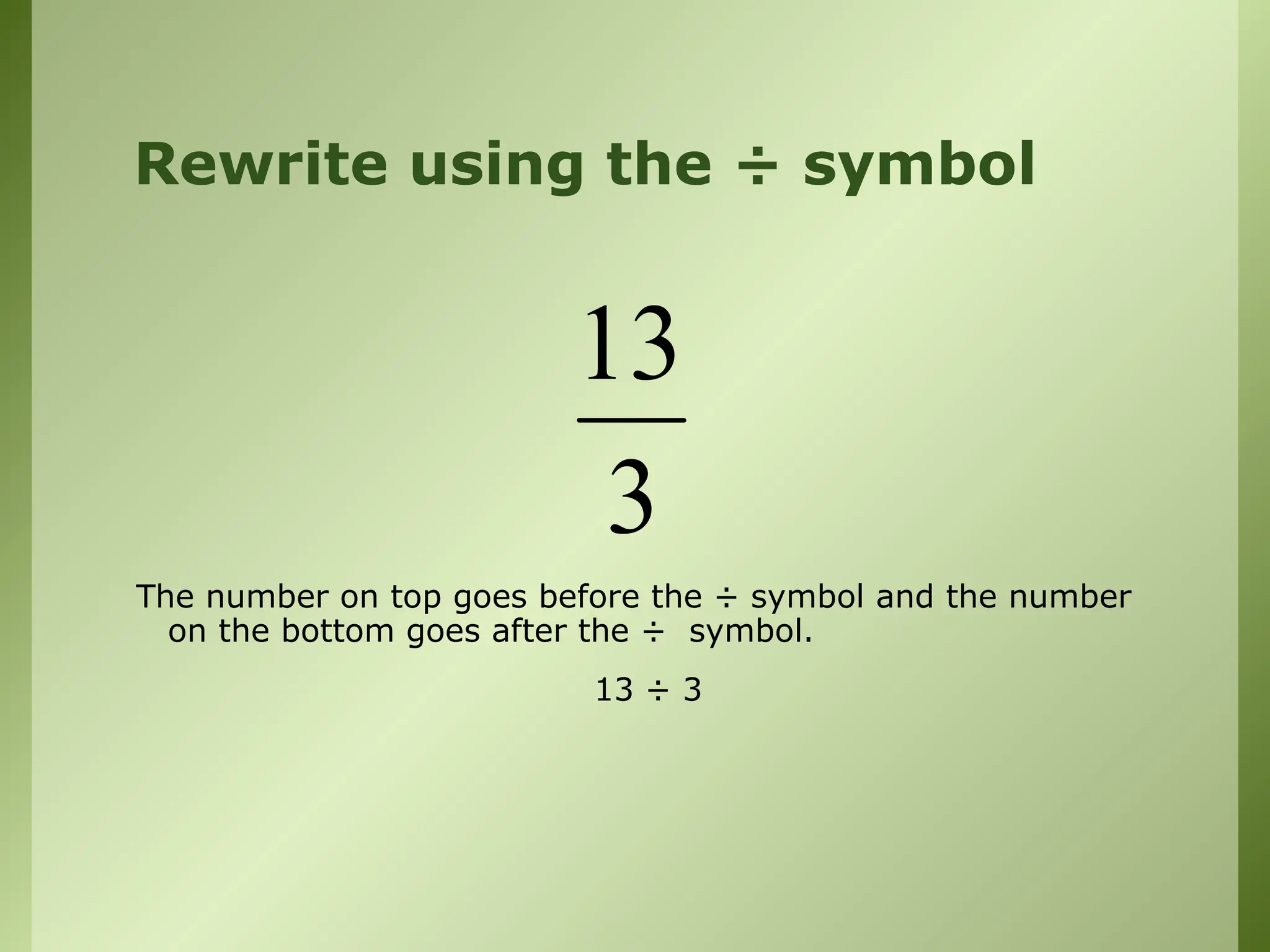 Fractions- Calculating Equivalent Fractions.ppt
