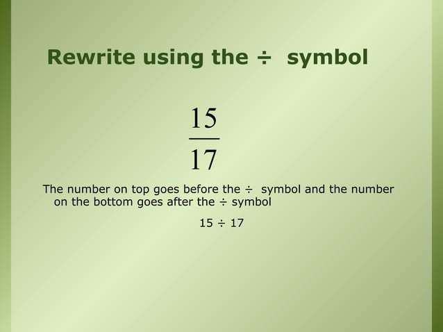 Fractions- Calculating Equivalent Fractions.ppt Fractions- Calculating Equivalent Fractions.ppt
