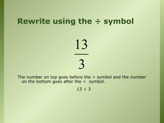 Fractions- Calculating Equivalent Fractions.ppt